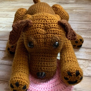 Crochet Pattern for Staffordshire Bull Terrier, American Staffordshire ...