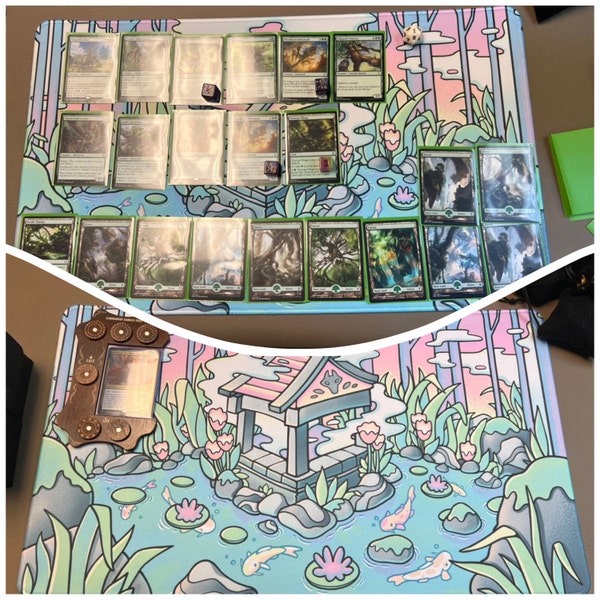 Rainbow Shrine Playmat // Deskmat and Mousepad // Accessories for MTG ...
