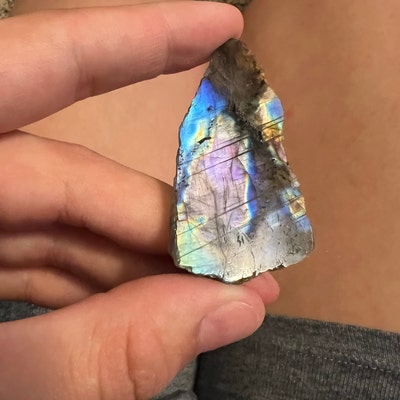 Natural LABRADORITE SLAB, Polished Labradorite Slice, Wholesale Raw ...