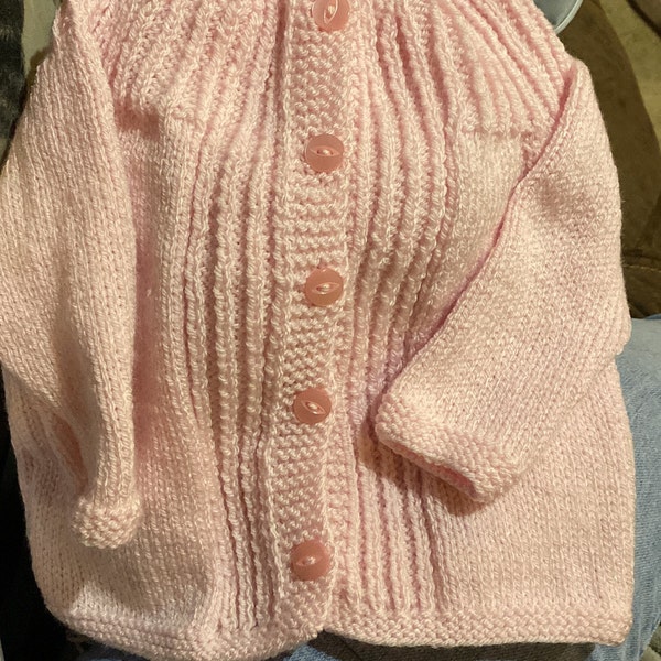 Babies Smocked Jacket and Bonnet Knitting Pattern, Instant Download Pdf ...