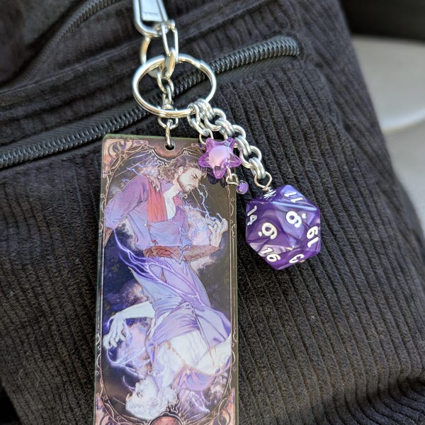 Amethyst Gamescience D20 Dice Necklace - Polycarbonate Tabletop Gaming ...