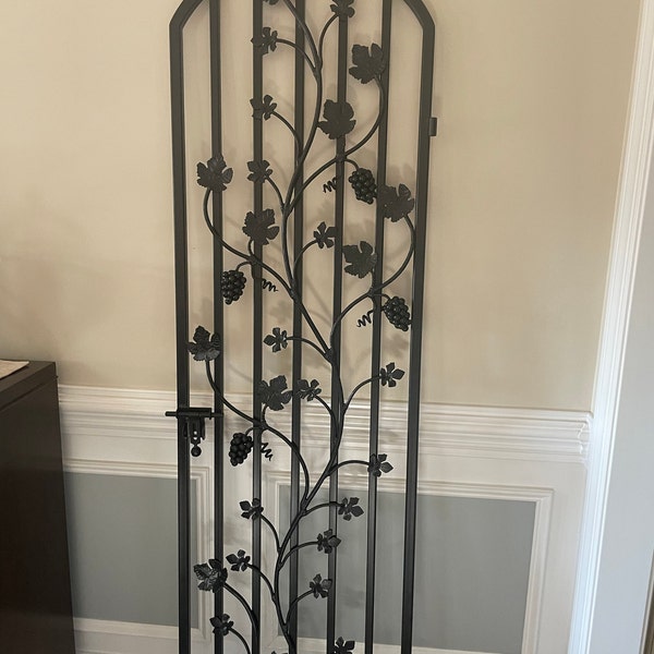 Iron Wine Cellar Door - Garden Gate - Custom Sizes - 30 to 36" Wide by ...