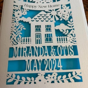 Personalised Papercut Retirement Card, Laser Cut on Your Retirement ...