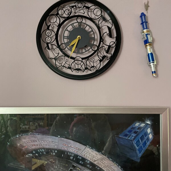 Dr Who Clock, Doctor Who Clock, Doctor Who Gifts, Doctor Who Decor ...