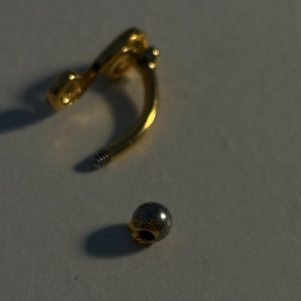 925 Sterling Silver Scorpion Design Straight Barbell 14G 1.6mm Surgical ...