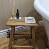 Rustic Radiator Console Slimline Table With White Hair Pin Legs ...