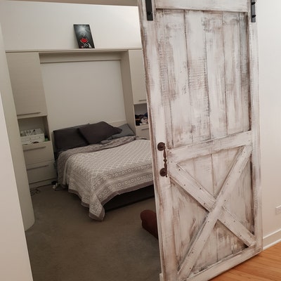 Custom Barn Door Baby Gate, White Painted Baby and Pet Gate - Etsy