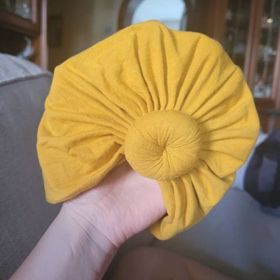 Bamboo Organic Baby Turban Hat / Top Knot Baby Head Wrap / Baby Shower ...