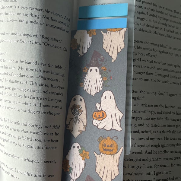 Ghosts Bookmark Paper Bookmark for Bookish Gifts Halloween Bookmark - Etsy