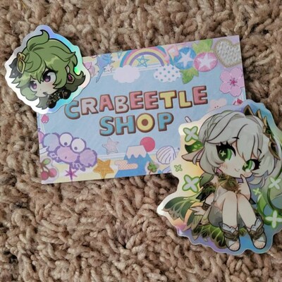 Stelle honkai Star Rail Protagonist in the Trash Can Holo Sticker ...