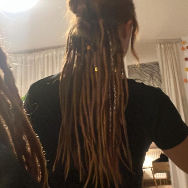 Cold Queen Synthetic Custom Made Crochet Dreadlockswhite Blue Black ...