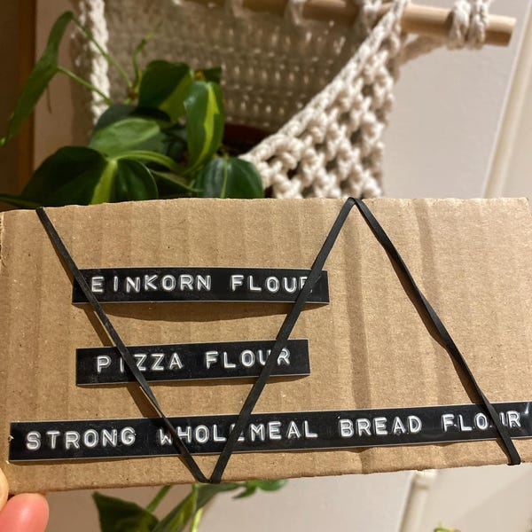 Black Modern Typewriter Style Custom Embossed Labels, Retro Embossed ...