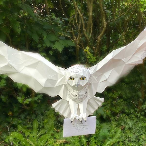 DIY Papercraft Owl,3d Owl Model,origami Owl,owl Templates,sitting Owl ...