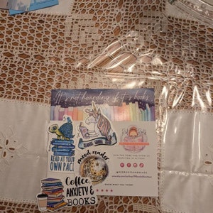 Bookish Themed Tarot Cards Bookish Sticker Pack / Booktok / - Etsy