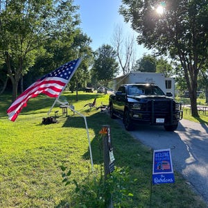 Rotating PVC Flag Pole Complete Set- Just Add Your Own 3’X5’ Flag. - Etsy