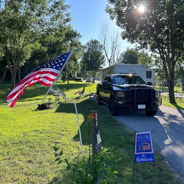 Rotating PVC Flag Pole Complete Set- Just Add Your Own 3’X5’ Flag. - Etsy