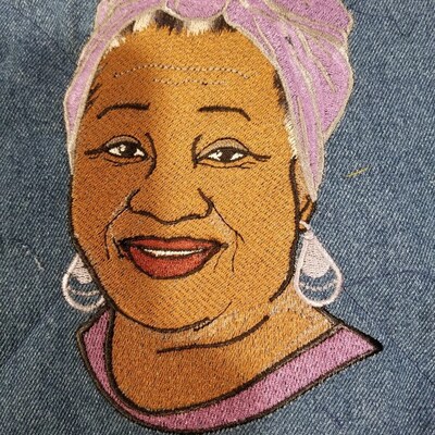 Embroidery Design: Minimalistic Style Character Loc Dog - Etsy