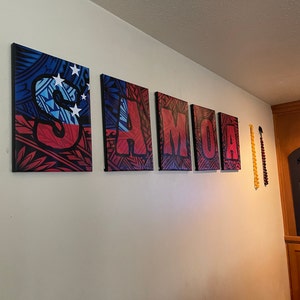 Manua Samoa Flag Artwork | Etsy