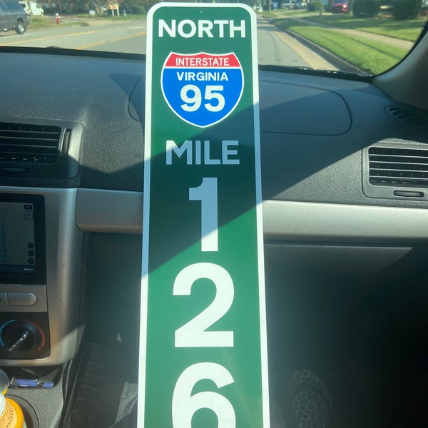 Highway Sign, Interstate Sign, Road Sign. Mile Marker, Street Sign ...