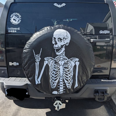 Skeleton Spare Tire Cover - Etsy