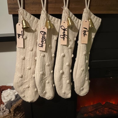 Personalized Stocking Tags, Custom Stocking Tags, Stocking Name Tags ...