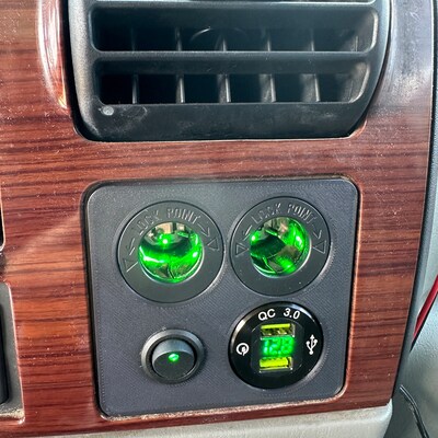 Jeep Wrangler TJ LJ Stepped Switch Panel Fits 6 OEM & 4 Carling ...