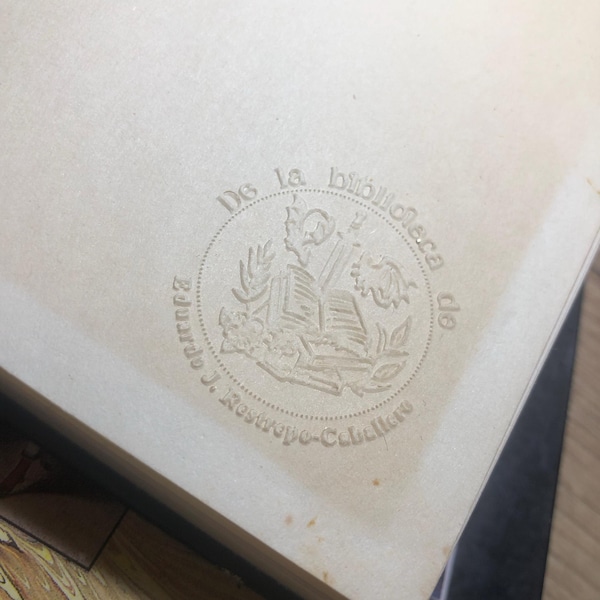 Personalized Book Embosser | Custom Book Embosser Stamp | Book Embosser ...