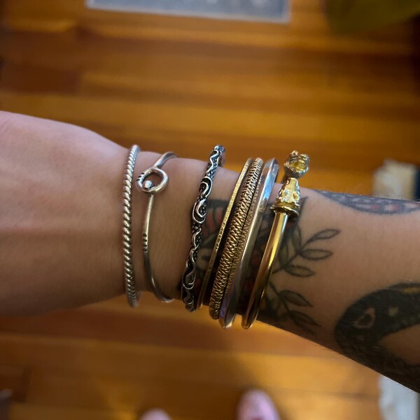 Hammered Sterling Silver Barrette / SMALL Silver Barrette / Simple ...