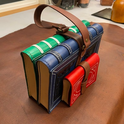 PDF Pattern Leather Book Purse - Etsy