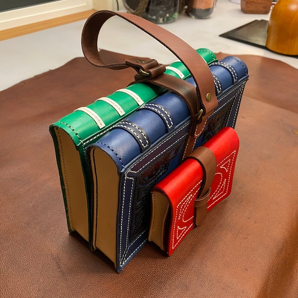 PDF Pattern Leather Book Purse - Etsy