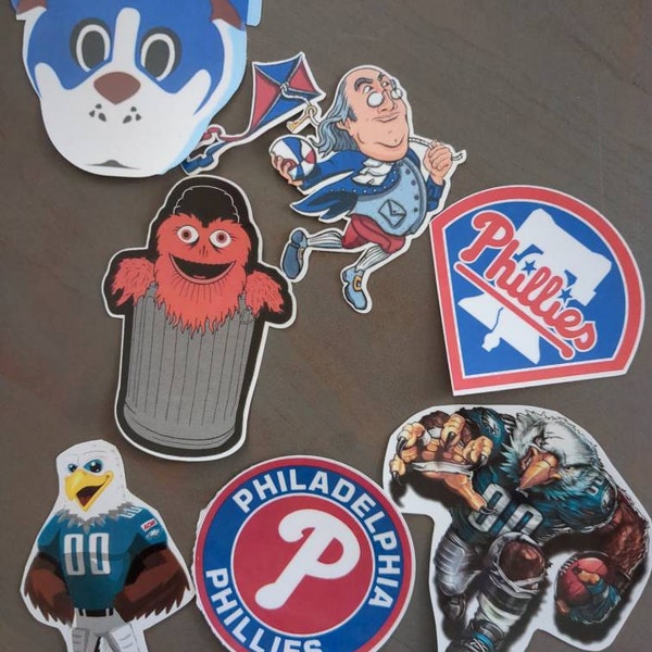Philly Phanatic Phillies P Sticker Decal- Philly Sports Team Sticker ...
