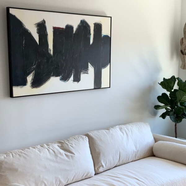 Original Wide Painting "reverence" / XL Wall Art / Uplifting Abstract ...