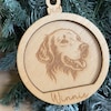 Laser Cut File / Christmas Ornament Digital File / Dog Breed Christmas ...