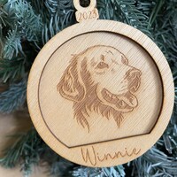 Laser Cut File / Christmas Ornament Digital File / Dog Breed Christmas ...