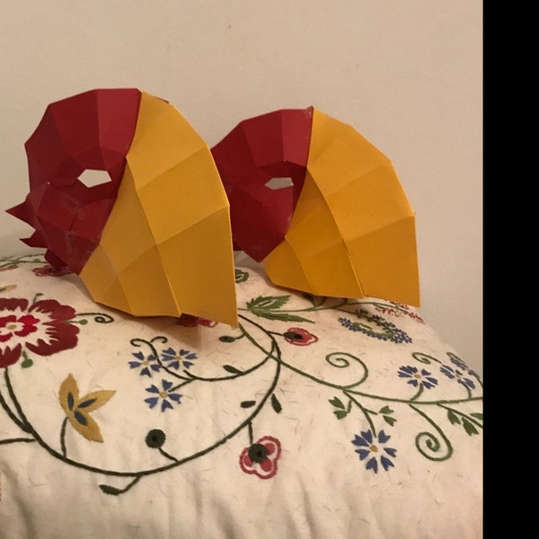 Bird Beak Mask, Bird Mask, Printable DIY Pdf Template, Paper Party Mask ...