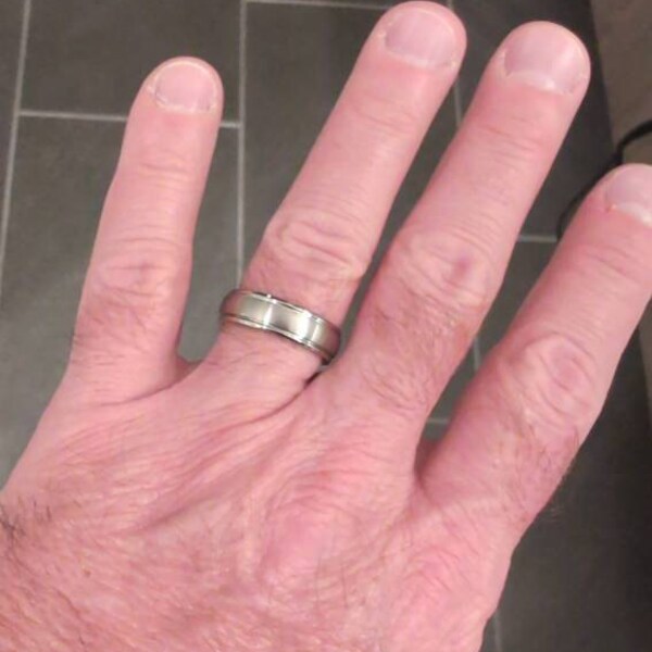 F 16 Fighter Jet Engine Ring Made From a Titanium Turbine Blade Used in ...