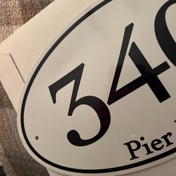 Personalized Apartment Sign-house Address Sign-plaque-custom Classic ...
