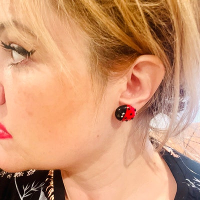 Panda and Squirrel 2 Pair Clip on Earring Set Animal Ear Clips for Kid ...