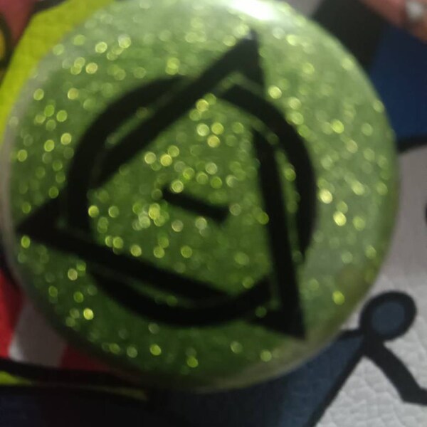 Therian Pride Sparkly Pin Badge, Holographic Badge, Otherkin Accessory ...