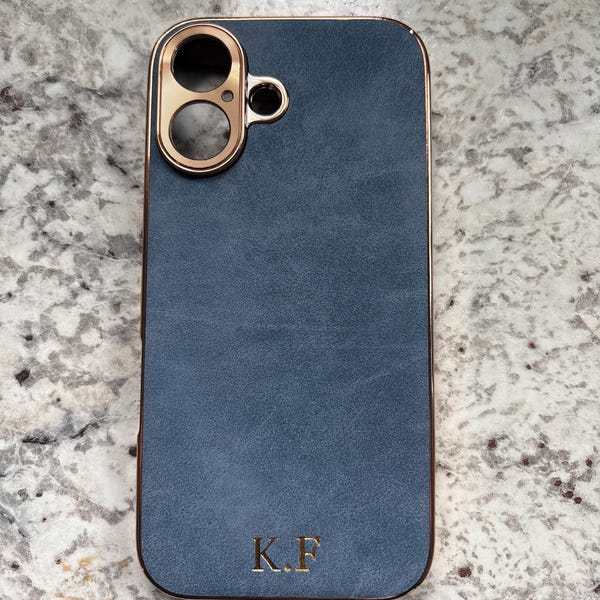 Personalized Suede iPhone Case for iPhone 17 16 15 14 13 Pro Max ...