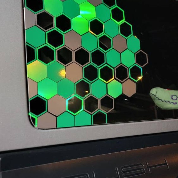 Hexagon / Honeycomb JDM Car Decal Sticker 2 Inch / Hex Side Vehicle ...