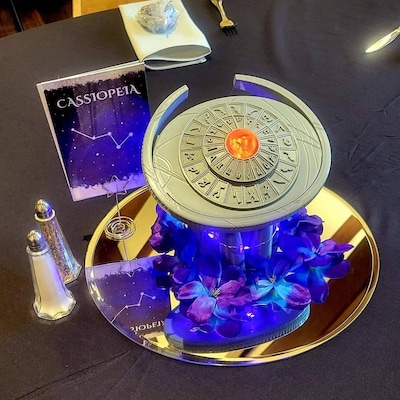 Starry Night Table Numbers, Constellation Table Numbers Celestial Table ...