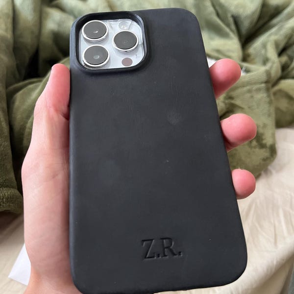 Custom Tumbled Phone Case, Tan Phone Cover, iPhone 14, 13, 12, 11, Pro ...