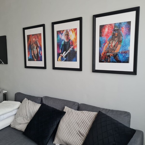 Woman in White Print. Woman Lake Print. Original Art Print. Oil ...