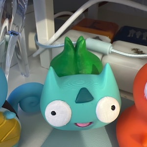 Laser Engraved Wood Pokemon-inspired Starter Keychains Nintendo - Etsy