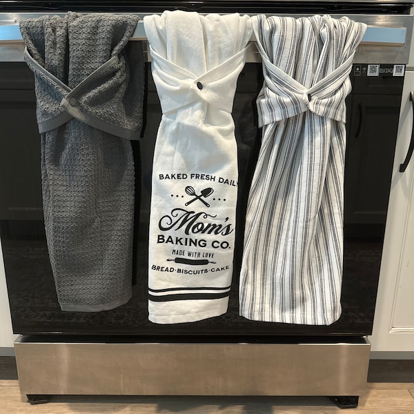 Sage Green Kitchen Dish Towel, Hand Drying Towel, Stay Put Towel, Dish Drying Towel, Towel for ...