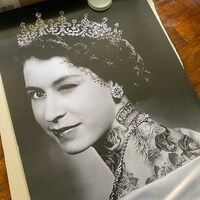 Punk Queen Queen Elizabeth Home Decor Wall Art Print Limited Edition ...