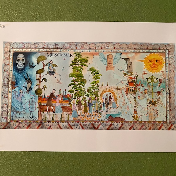 Midsommar Movie Opening Scene Mural Poster Print Reproduction 13 X 19 ...
