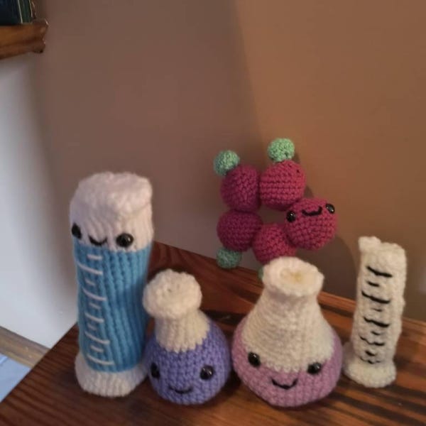 18 Crochet Chemistry Patterns! EBOOK PDF! Amigurumi Crochet Patterns ...