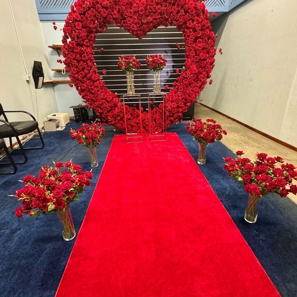 Custom Cut Pink Carpet Runner, Pink Home Area Rug, Wedding Aisle Runner ...